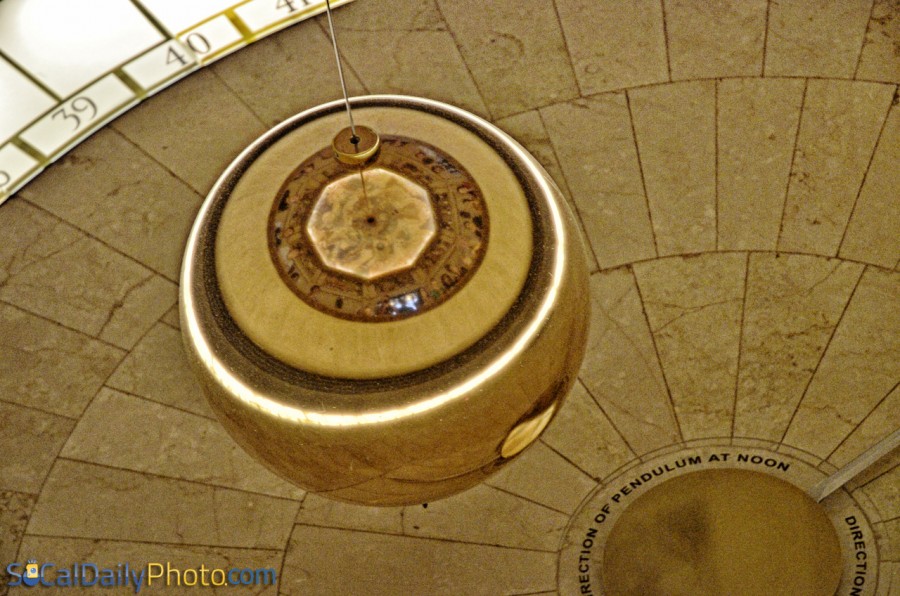 Foucault Pendulum in the Griffith Observatory Rotunda | Southern ...